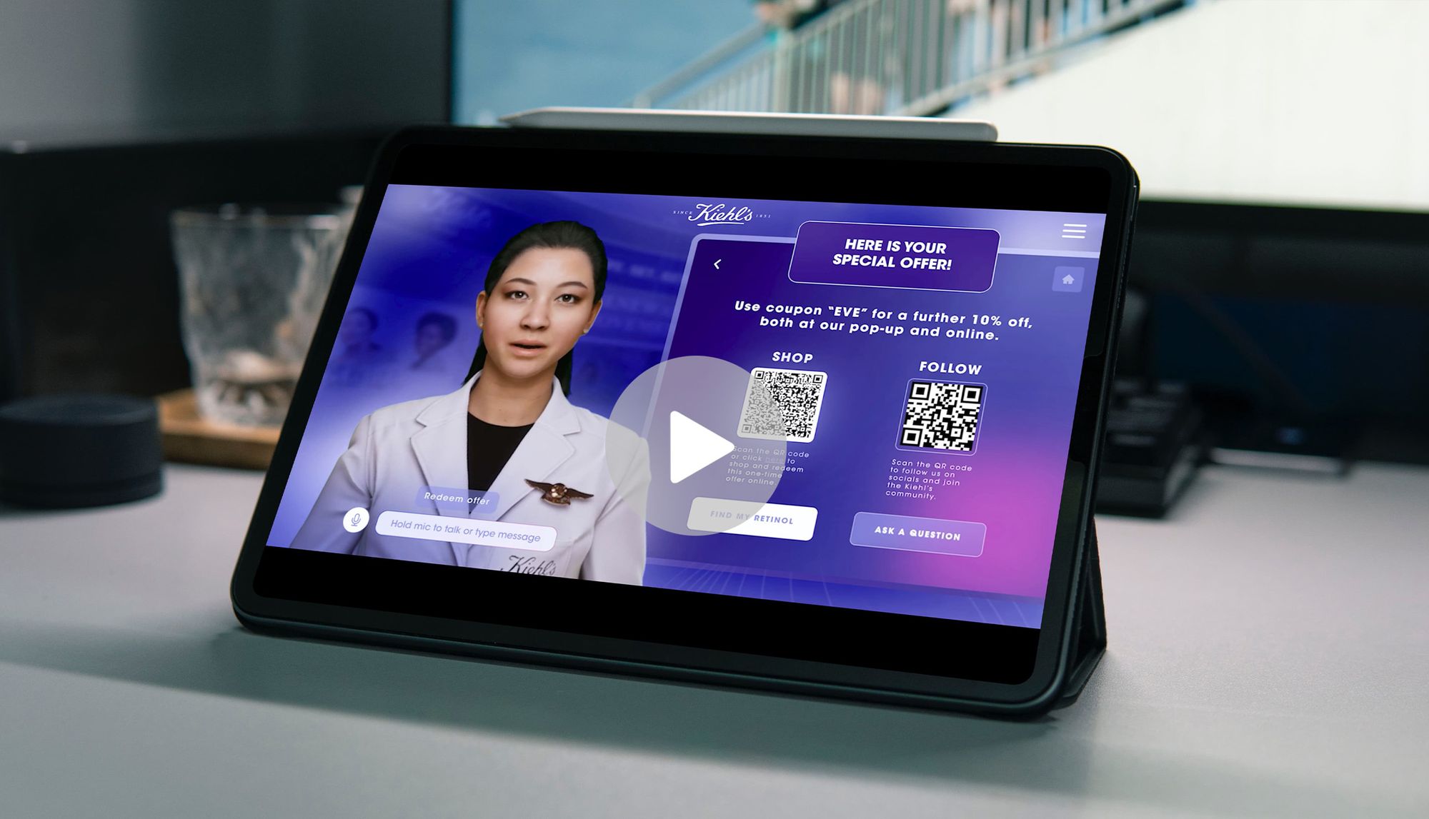 UneeQ Case Study | Kiehl's – a L'Oréal brand